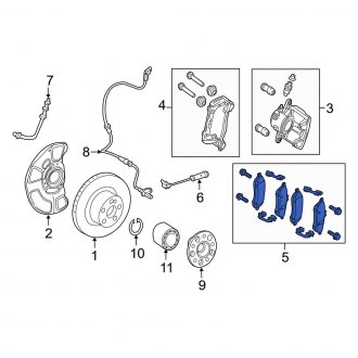 Mercedes OEM Brake Parts | Pads, Bleeders, Rotors, Lines — CARiD.com