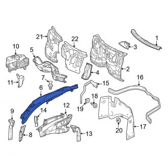 Mercedes E Class Cowl Panels & Parts | Vent Grills — CARiD.com
