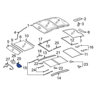 Mercedes OEM Roofs & Parts | Panels, Drip Rails, Braces — CARiD.com