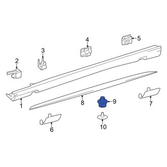 Mercedes Rocker Panel Hardware | Fasteners, Clips, Brackets — CARiD.com