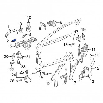 Mercedes GLA Class Door Handles & Window Crank Handles — CARiD.com