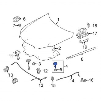 Mercedes Sprinter Replacement Hood Hardware — CARiD.com
