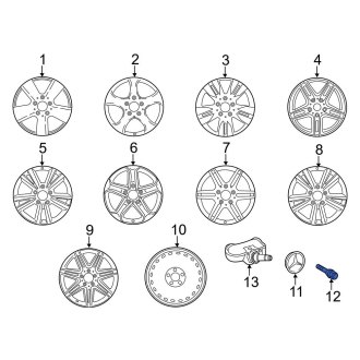 Mercedes OEM Wheels & Tires | Lug Nuts, TPMS Sensors, Covers — CARiD.com