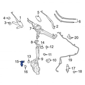 Mercedes GLS Class Windshield Washer Tanks & Parts — CARID.com
