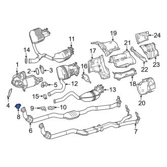 Mercedes AMG GT OEM Exhaust Parts | Systems, Tips, Pipes — CARiD.com