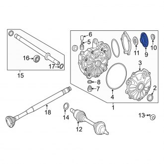 Mercedes CLS Class Driveshaft Yokes | Slip, Flange, Pinion Yokes ...