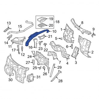 Mercedes E Class Cowl Panels & Parts | Vent Grills — CARiD.com