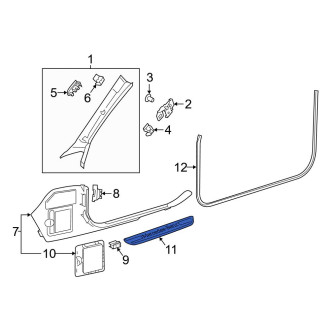 Mercedes Door Sills | Replacement Door Sill Plates — CARiD.com