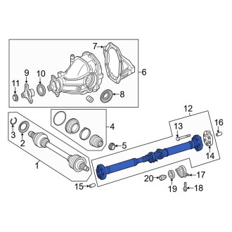 Mercedes GLC Class OEM Driveline & Axle Parts | Hubs, CV-Joints — CARiD.com