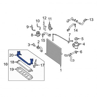 Mercedes OEM Header Panels & Parts | Support Bars, Panels — CARiD.com