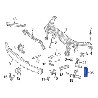 Mercedes C Class Radiator Supports — CARiD.com