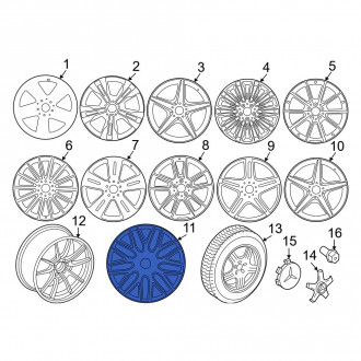 Mercedes C Class OEM Wheels | Original Steel & Alloy Wheels — CARiD.com