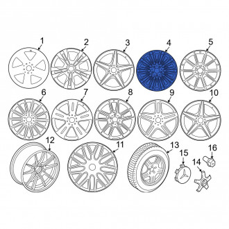 Mercedes C Class OEM Wheels | Original Steel & Alloy Wheels — CARiD.com