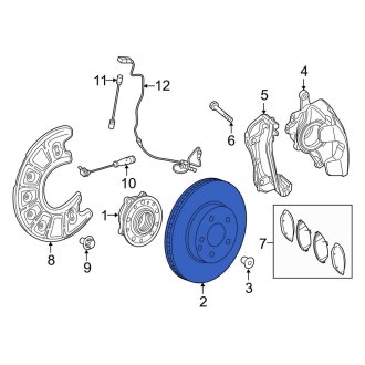 Mercedes C Class OEM Brake Parts | Pads, Bleeders, Rotors — CARiD.com