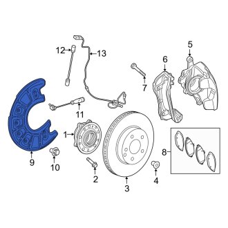 Mercedes C Class Brake Dust Shields & Backing Plates – CARiD.com