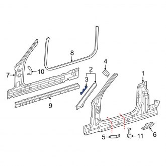 Mercedes C Class OEM Roofs & Parts | Panels, Drip Rails — CARiD.com