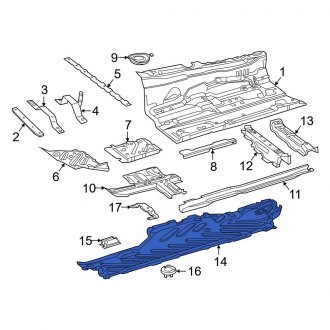 Mercedes C Class Underbody Covers | Splash Shields — CARiD.com