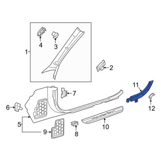 Mercedes Door Sills | Replacement Door Sill Plates — CARiD.com