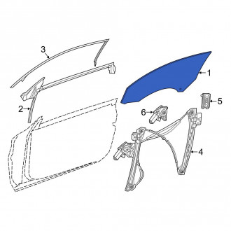 Mercedes C Class OEM Glass | Windshields, Door Glass — CARiD.com