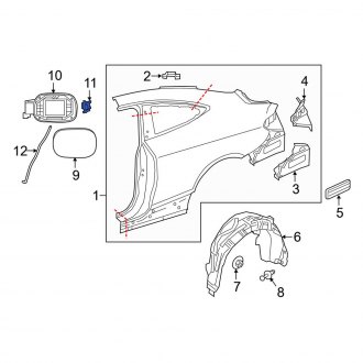 Mercedes SL Class Fuel Doors & Parts — CARiD.com