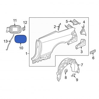 Mercedes C Class Fuel Doors & Parts — CARiD.com