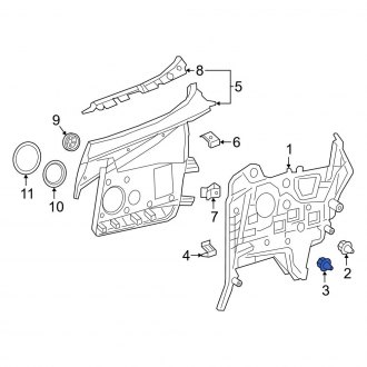 Mercedes G Class OEM Window Parts | Visors, Regulators — CARiD.com