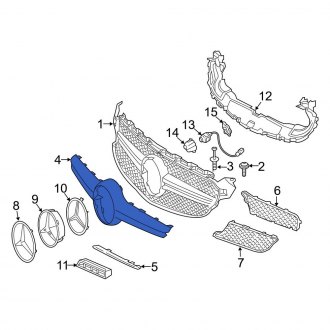 Mercedes C Class Grille Frames & Moldings — CARiD.com