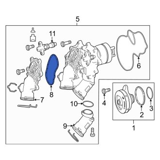 Mercedes GLC Class Thermostat Housings, Filler Necks — CARiD.com