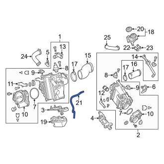 Mercedes GLC Class Turbo & Supercharger Lines, Hoses, Fittings — CARiD.com