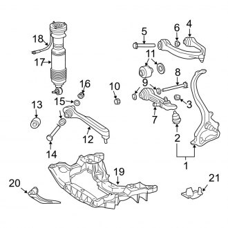2003 Mercedes SL Class OEM Suspension Parts | Shocks, Struts — CARiD.com