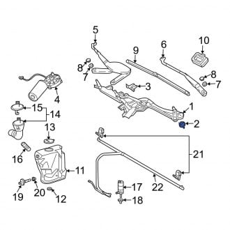 Mercedes EQS Washer Hardware — CARID.com
