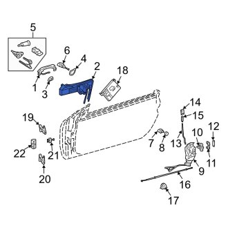 Mercedes SL Class Door Handles & Window Crank Handles — CARiD.com
