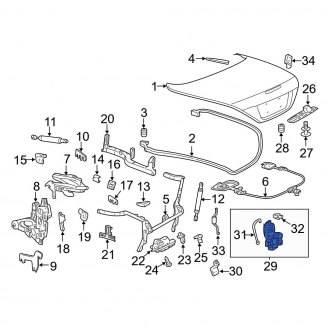 Mercedes Trunk & Tailgate Lock Motors, Switches, Relays — CARID.com