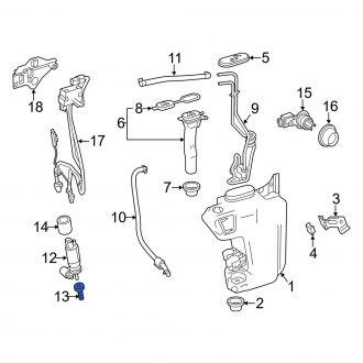 Mercedes EQS Washer Hardware — CARID.com
