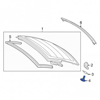 Mercedes Car Window Hardware | Clips, Brackets, Hinges — CARID.com