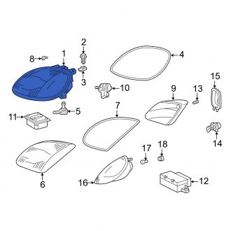 Mercedes OEM Headlights | Factory Headlights - CARiD.com