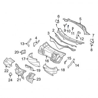 Mercedes Metris Replacement Hood Hardware — CARiD.com