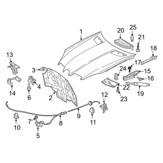 Mercedes GLB Class Replacement Hoods | Hinges, Supports – CARiD.com
