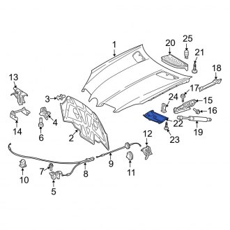Mercedes Replacement Hood Moldings, Decals, Ornaments — CARiD.com