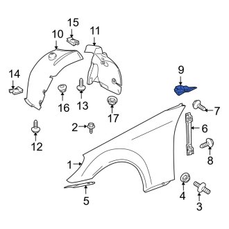 Mercedes Hood Weatherstripping Seals — CARiD.com