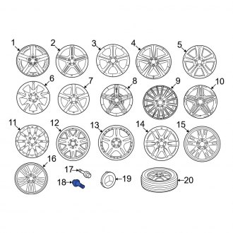 Mercedes E Class OEM TPMS Sensors | Bluetooth, Wireless, USB — CARiD.com