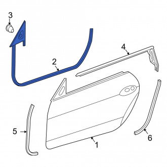 Mercedes SLK Class Door Seals & Weatherstripping – CARiD.com