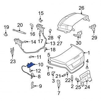 Mercedes-Benz OE™ Trunks - CARiD.com