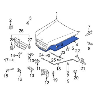 Mercedes Under Hood Insulations | Pads, Liners, Shields — CARiD.com