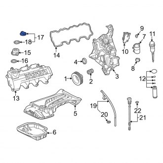Mercedes SLC Class Engine Valve Covers & Parts | Gaskets, Bolts — CARiD.com