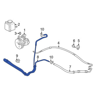 Mercedes Power Steering Cooling | Coolers, Lines & Brackets — CARiD.com