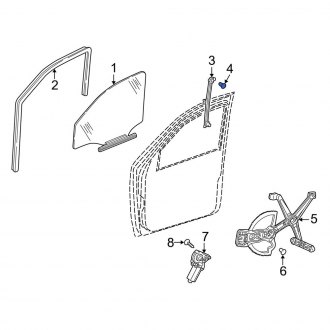 Mercedes C Class OEM Window Parts | Visors, Regulators — CARiD.com