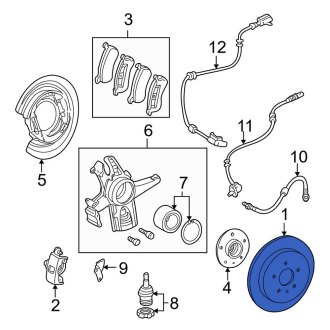 Mercedes M Class OEM Brake Parts - Pads, Bleeders, Rotors | CARiD