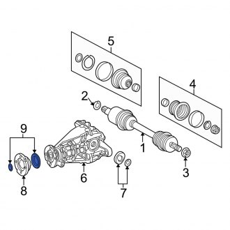 Mercedes Replacement Driveshaft & Driveline Yokes — CARiD.com