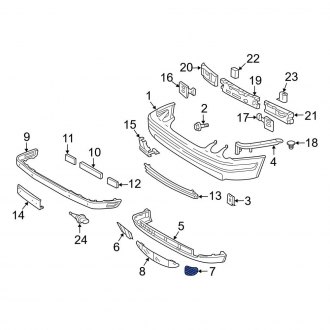 Mercedes CLK Class Bumper Inserts & Covers | Front, Rear — CARiD.com